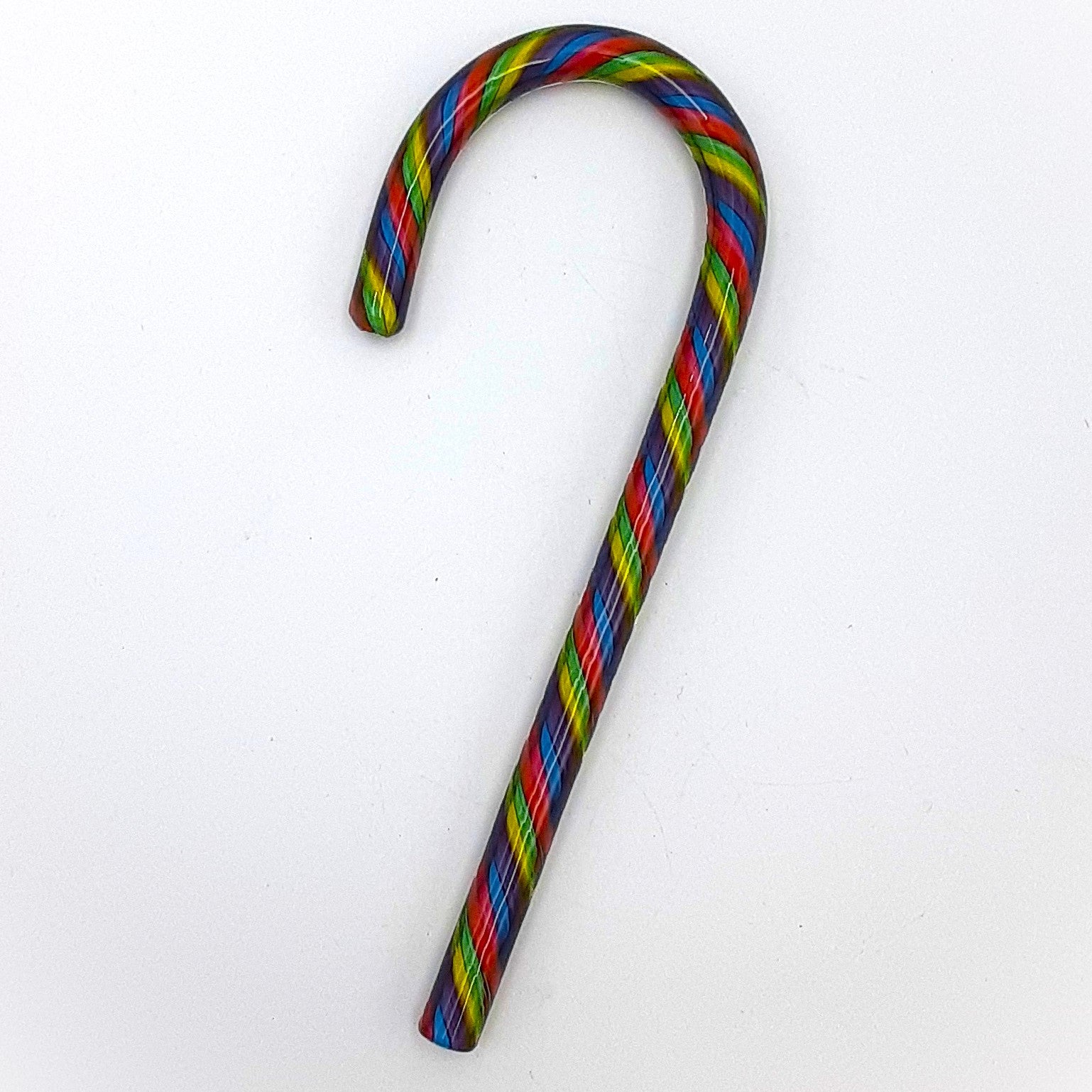 Rainbow Candy Cane – Sandwich Glass Museum