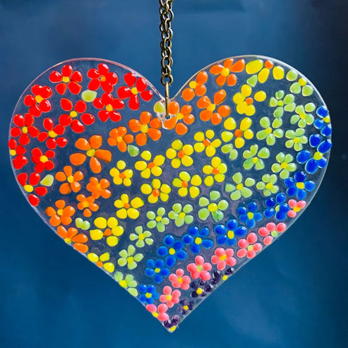 Heart Sun-catcher Glass Fusing Workshop – Sandwich Glass Museum